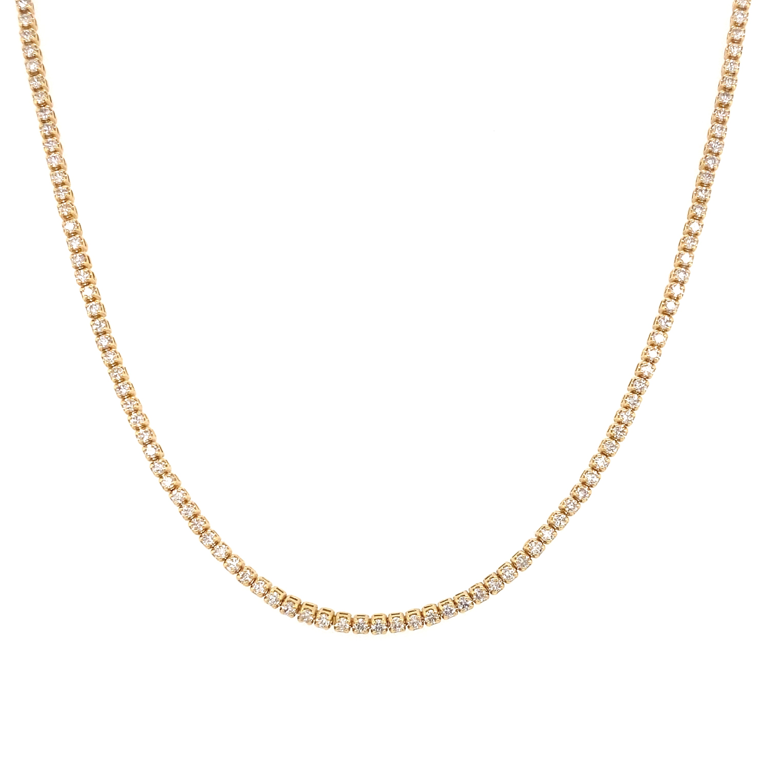 18K Yellow Gold Diamond Choker – Maurice's Jewelers